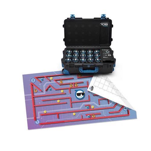 Sphero BOLT+ Education Power Pack + Maze/Grid Code Mat Bundle (x15 Rob ...